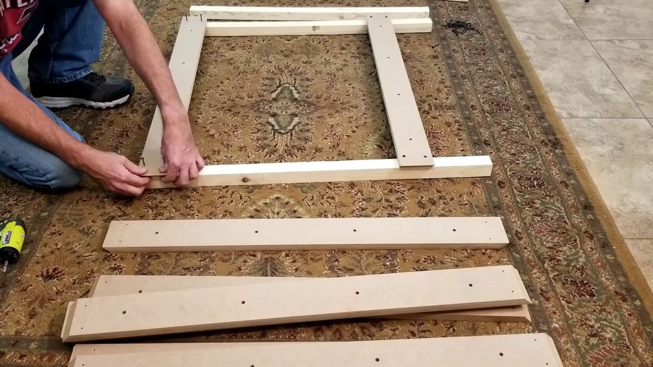 Base Assembly for Model Train Layout - YouTube
