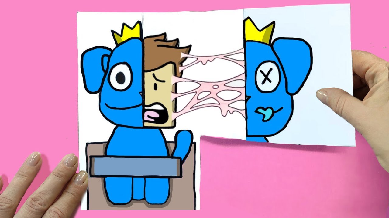 Origin of the Rainbow Friends are Pets Paper Craft Ideas|From Roblox ...