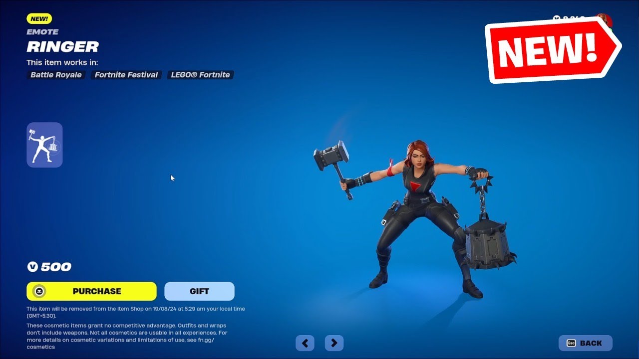 Fortnite NEW Ringer Emote (Icon Series) in Fortnite Item Shop (20th ...