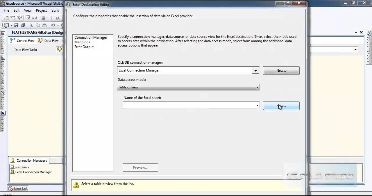 ETL SSIS flat file transformation - YouTube