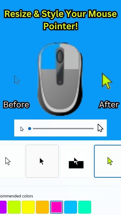 How to Resize & Change Mouse Pointer Style in Seconds ...