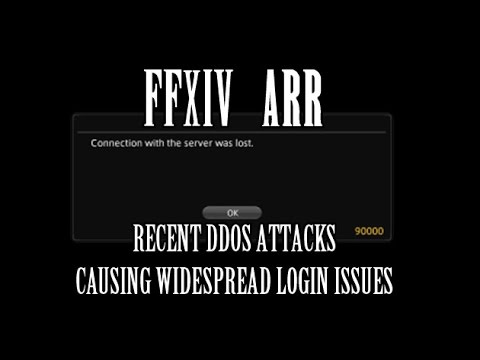 FFXIV ARR: Recent Disconnects Caused by DDoS Attacks on FFXIV - YouTube