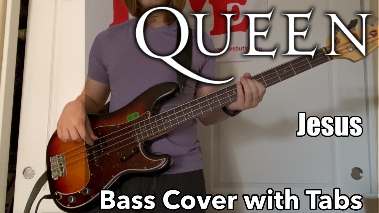 Queen - Jesus (Bass Cover WITH TABS) - YouTube