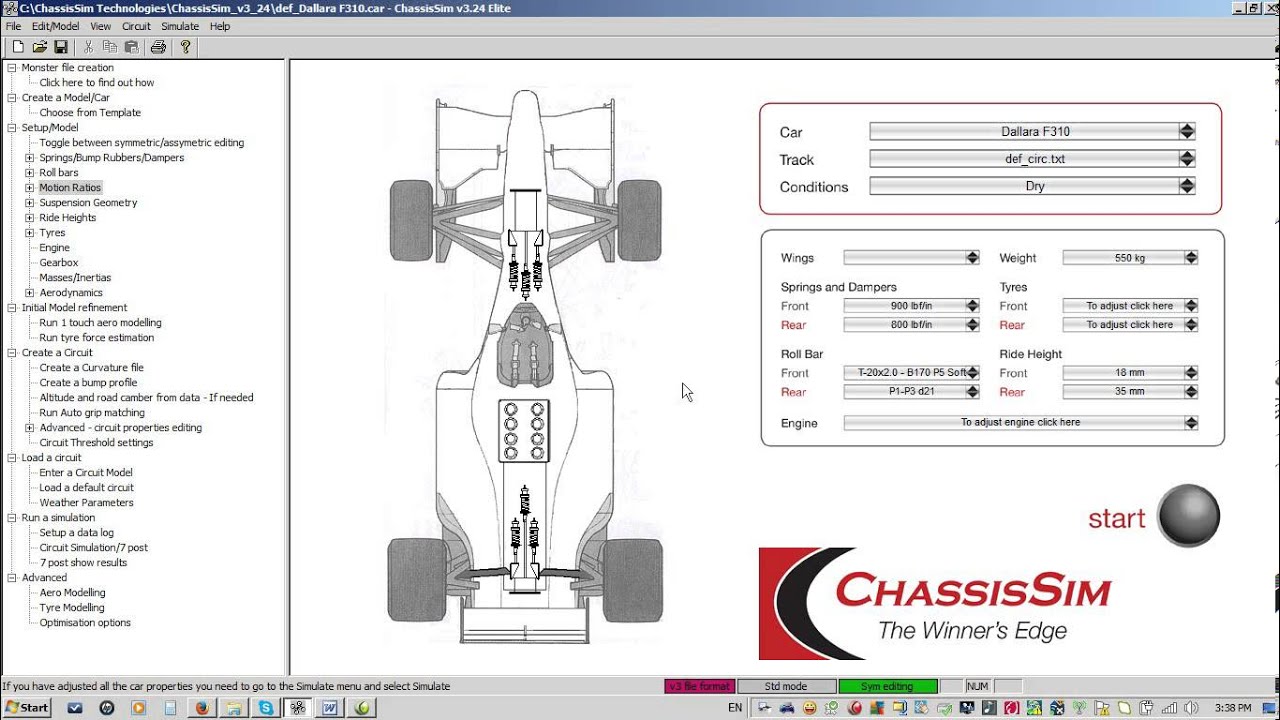 The ChassisSim Tutorial - YouTube