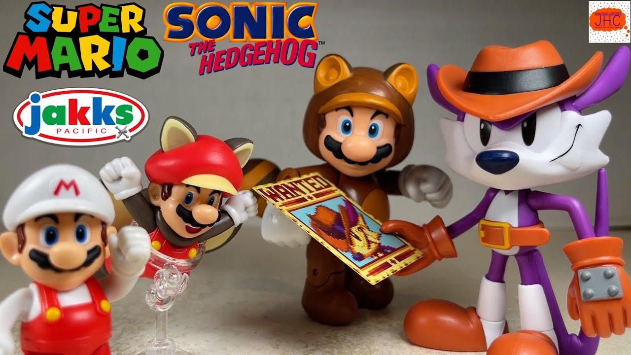FANG! Super Mario Sonic the Hedgehog Jakks Pacific Action Figure Review ...
