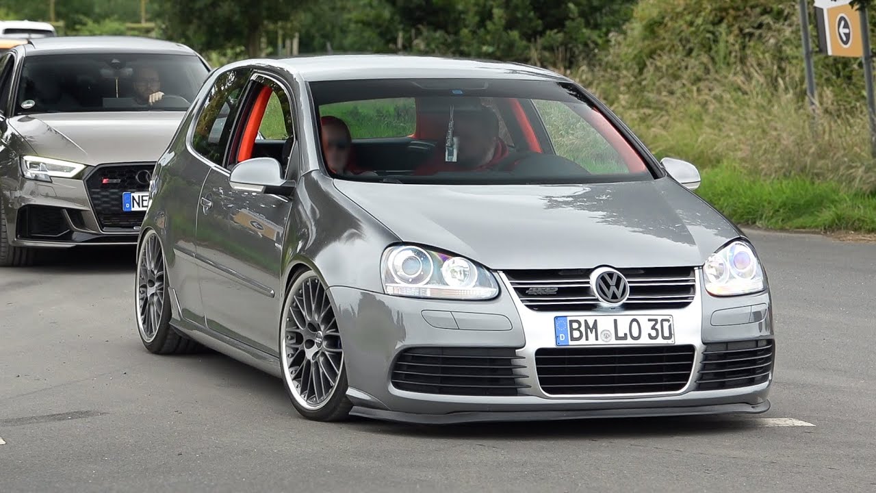 Volkswagen Golf GTI/R Compilation-Flames, Accelerations, Golf 4 R32 ...