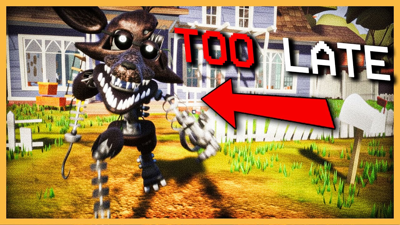 FOXY Hello Neighbor Mod Is INSANE - YouTube