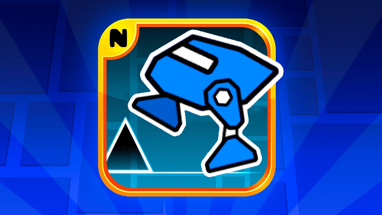 Geometry Dash, но только РОБОТОМ - YouTube