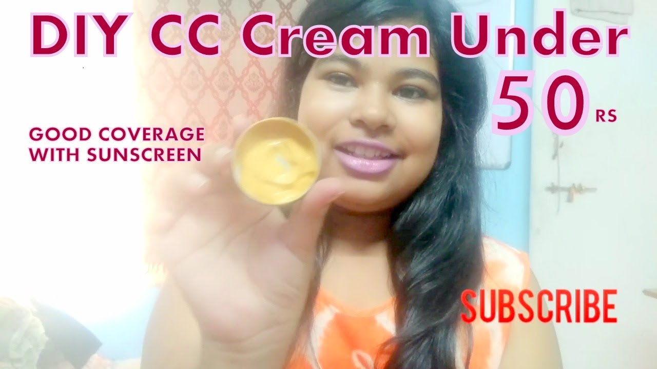 How To Make CC CREAM under 30 Rs at Home | DIY CC CREAM - YouTube