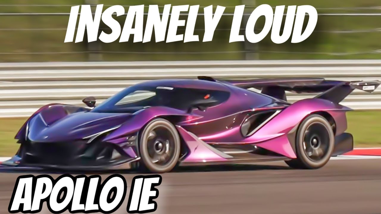 The APOLLO IE WITH BODEN EXHAUST SCREAMING @CircuitAmericas LOUD V12 ...