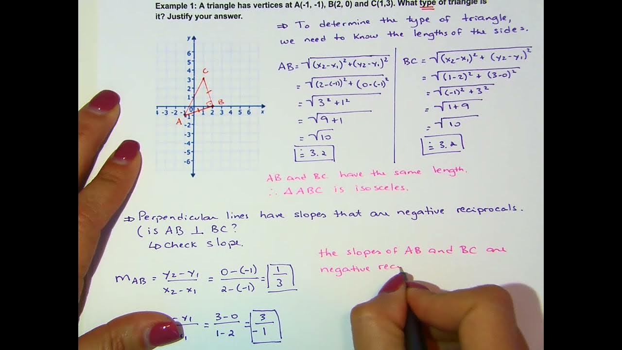 2.4 Classifying Figures on a Coordinate Grid - YouTube