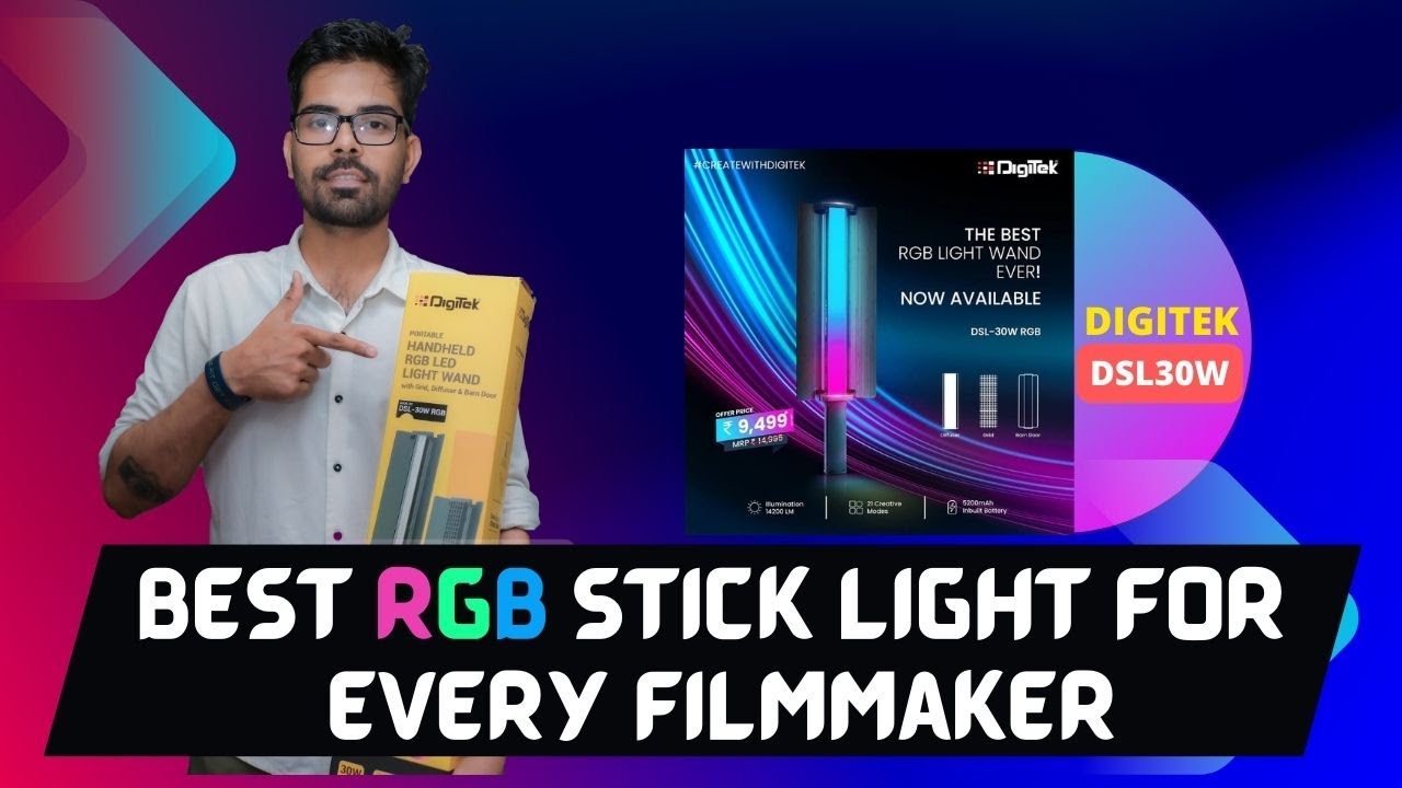 Best rgb stick light for every filmmaker || Digitek RGB light || SOM ...