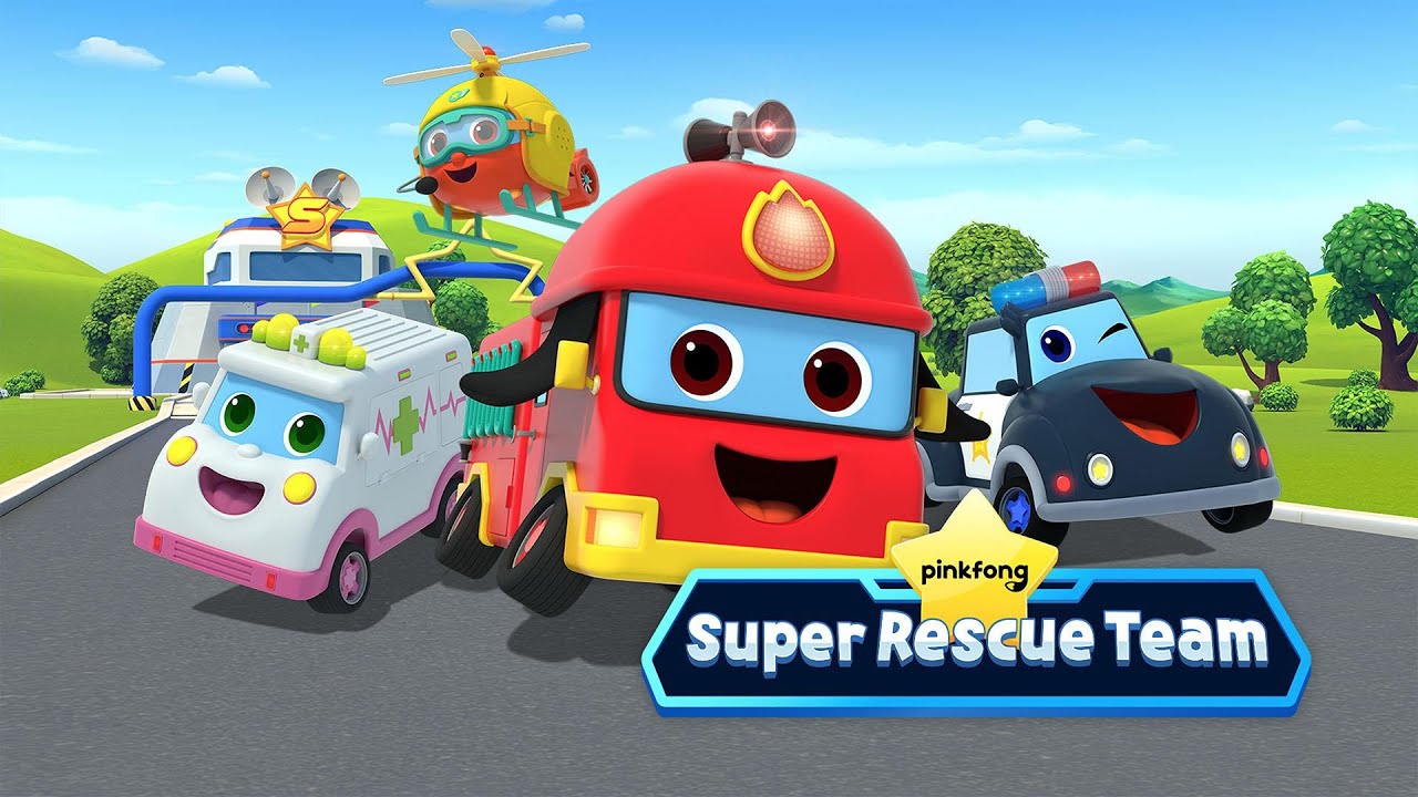 Pinkfong Super Rescue Team Full Episode | Best Car Songs for Kids - YouTube