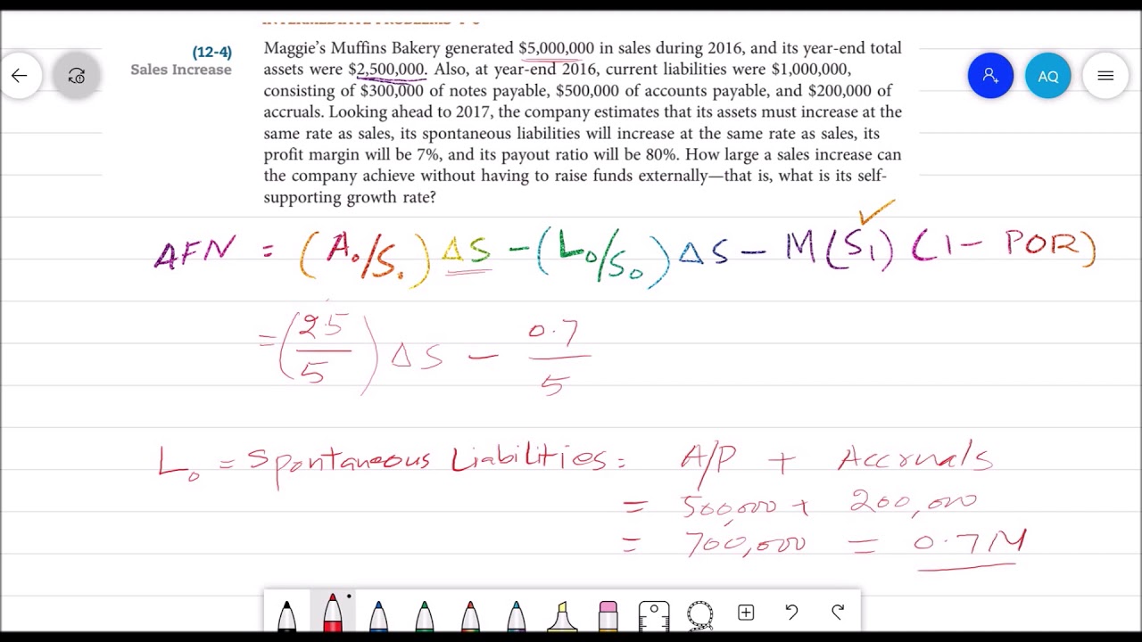 Additional Funds needed (Question 12.4) - YouTube
