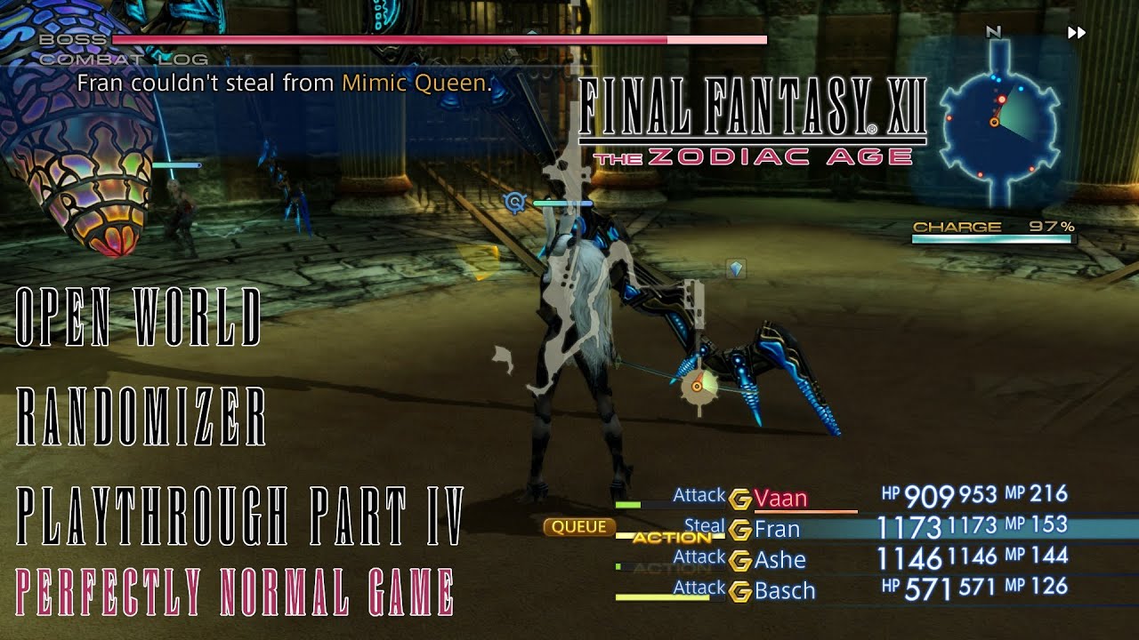 Final Fantasy XII TZA - Randomizer Playthrough - Part 4 (Perfectly normal game) - YouTube