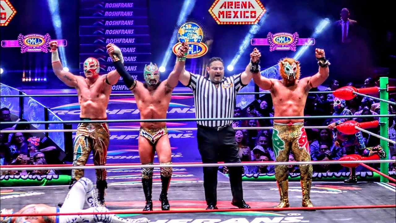 Magnus, Rugido y Magia Blanca vs Stigma, Arkalis y Pegaso ARENA MÉXICO ...