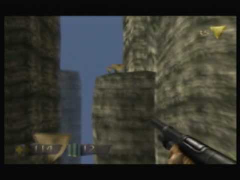 Turok Dinosaur Hunter N64 Playthrough Level 1 The Hub Ruins Part 1