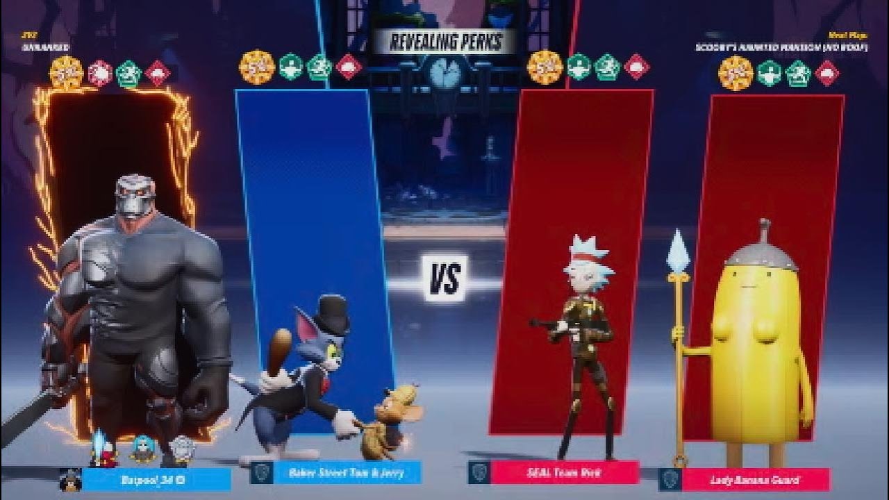 MultiVersus - Uber Jason/Tom & Jerry Vs. Rick/Banana Guard - YouTube