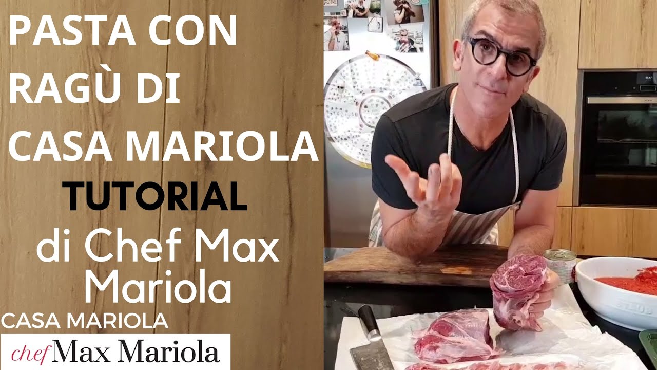 PASTA CON RAGÙ DI CASA MARIOLA - TUTORIAL - la video ricetta di Chef ...
