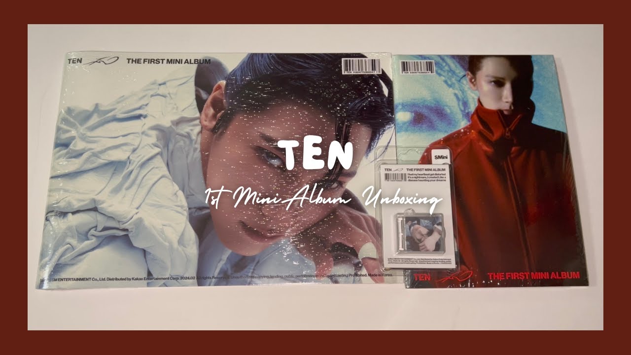 Unboxing TEN 1st Mini Album [Light On, On Ten, & SMini Vers.] - YouTube