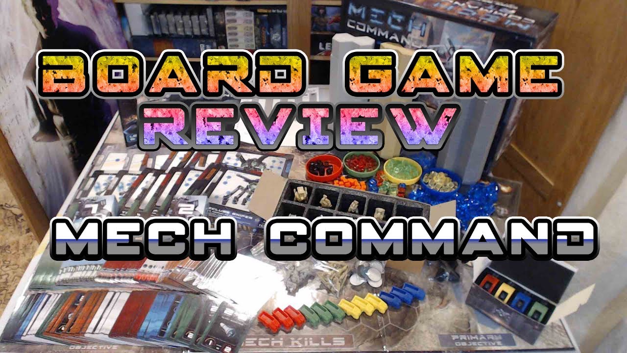 Mech Command Board Game - A Down Unda Review - YouTube