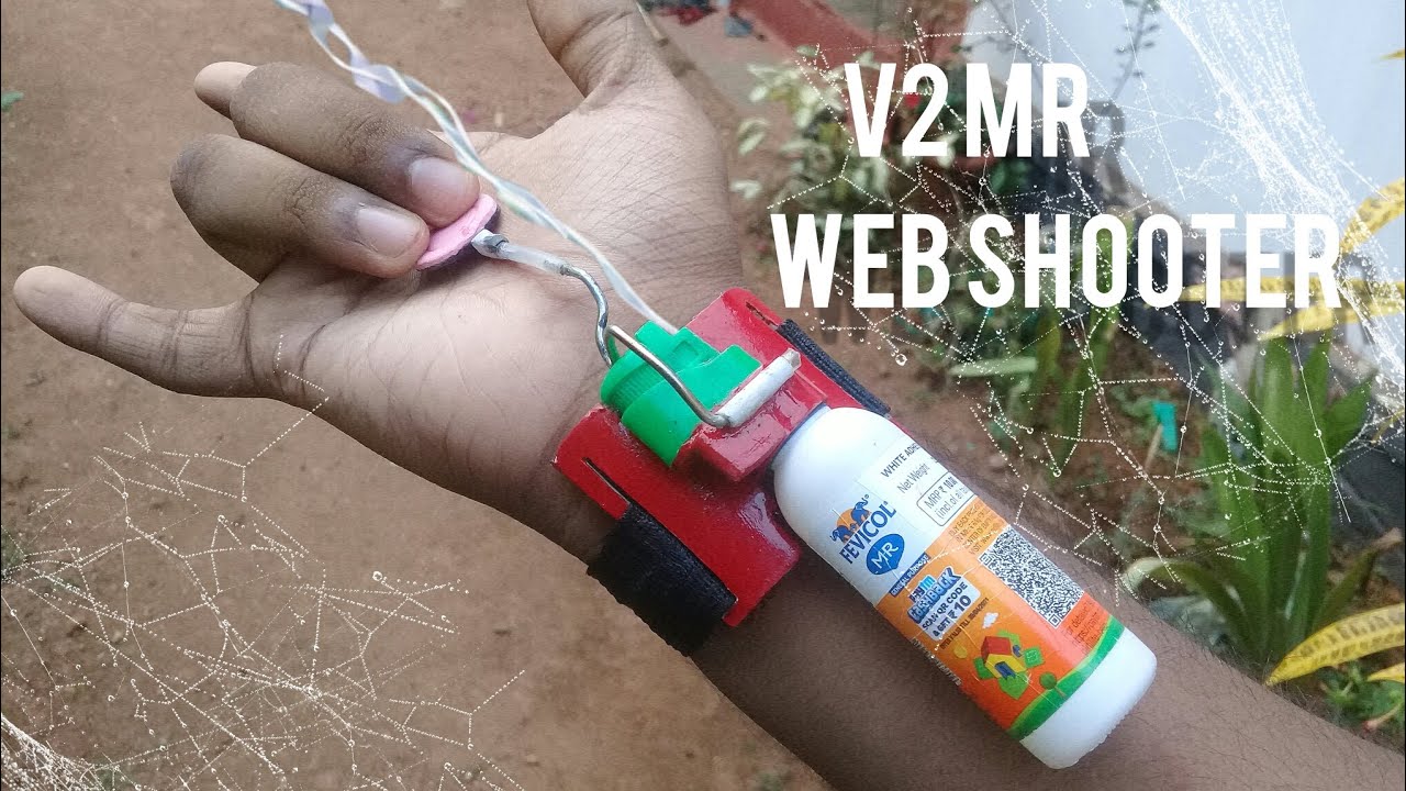 spider-man V2 (MR WEB SHOOTER)I made a upgraded MR web shooter |DIY ...