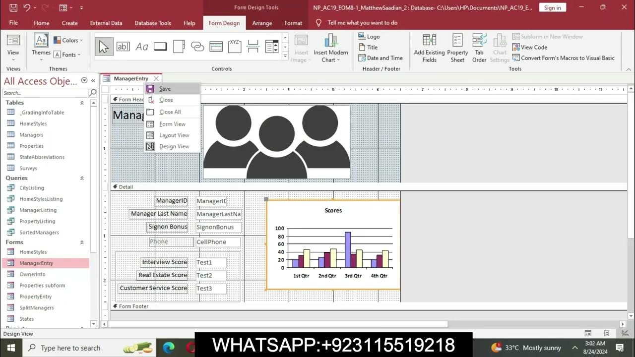 Access 2019 Module 8 End of Module Project 1 | Homestead Partners | NP_AC19_EOM8-1 - YouTube