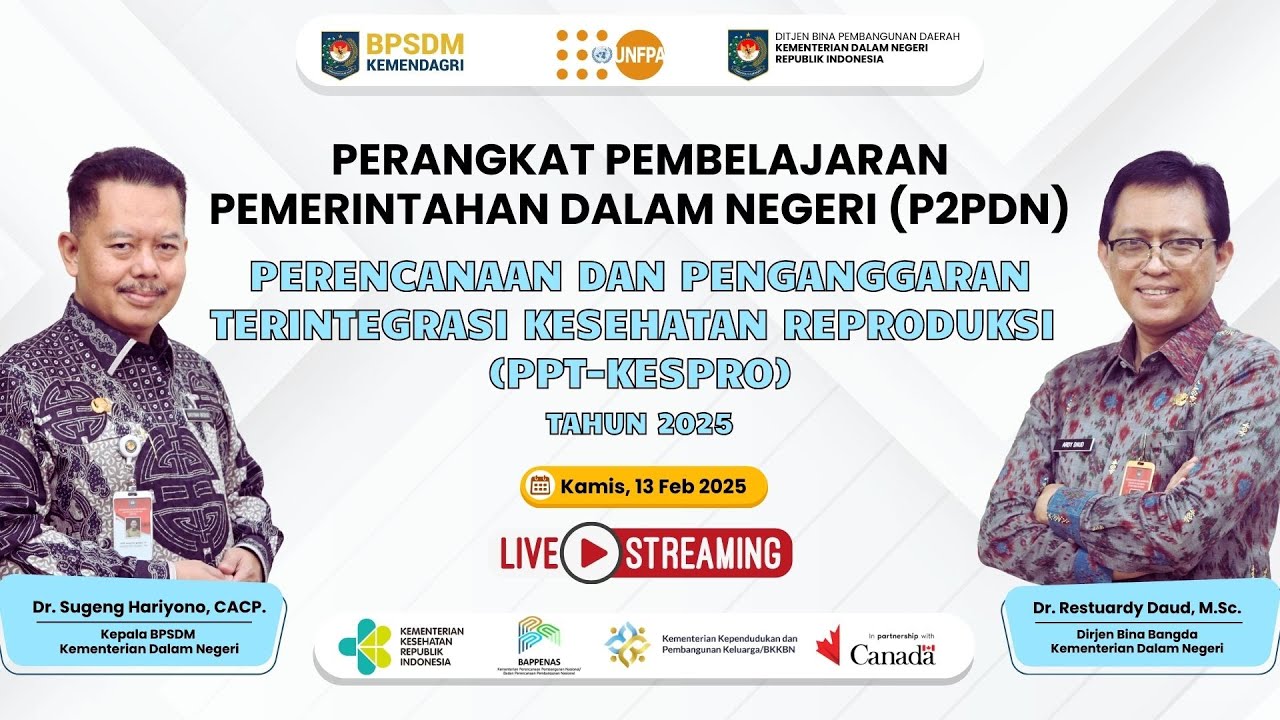 Sosialisasi & Launching P2-PDN PPT Kespro Tahun 2025. - YouTube