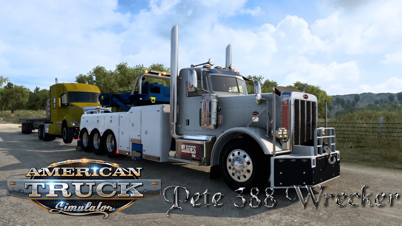 ATS Mod Spotlight -Pete 388 Wrecker! - YouTube