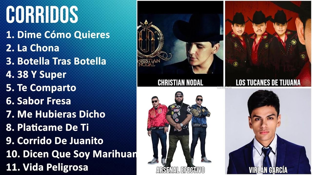 CORRIDOS ~ Nuevos Mix 2024 ~ Grandes Canciones - YouTube
