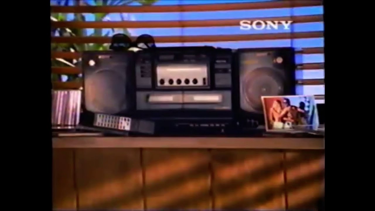 1995 Technology / Sony Boombox - YouTube