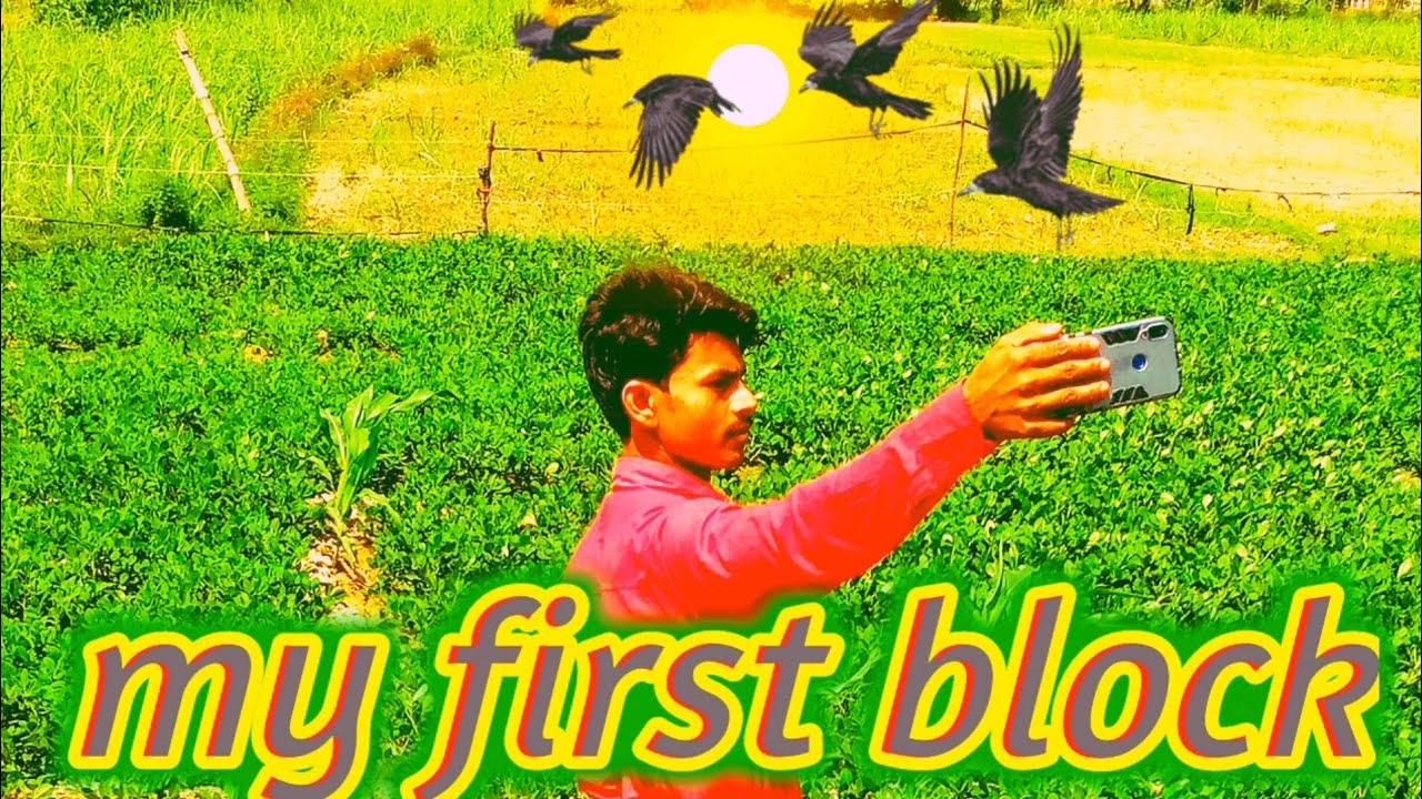 my first block myfst block #viral# video - YouTube