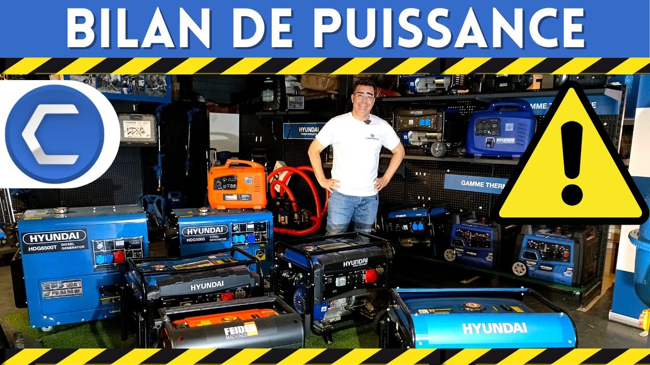 COMMENT faire le BILAN DE PUISSANCE avant l'ACHAT de votre GROUPE ÉLECTROGÈNE ? - Capitools ...