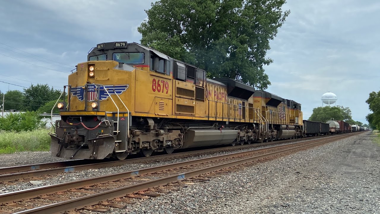 UP 8679 leads NS 18A through Chesterton! 7/8/22 - YouTube