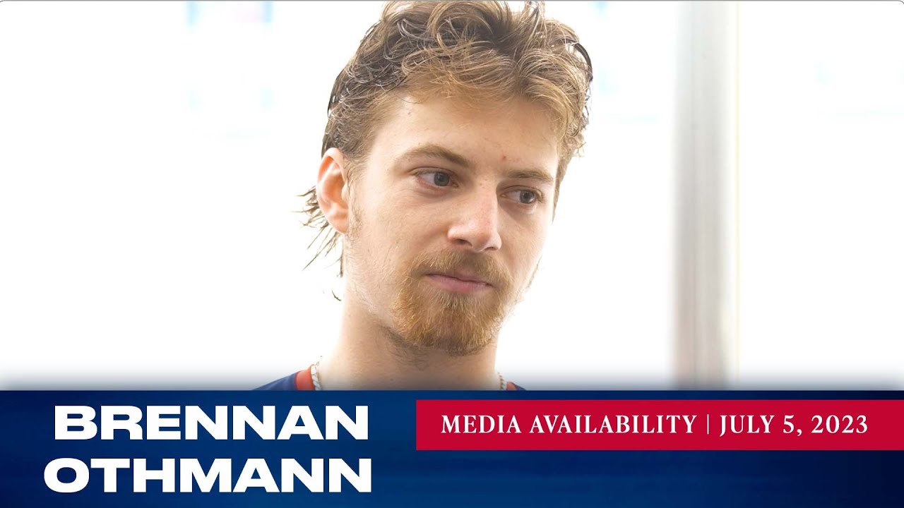 New York Rangers: Brennan Othmann Media Availability | July 5, 2023 ...