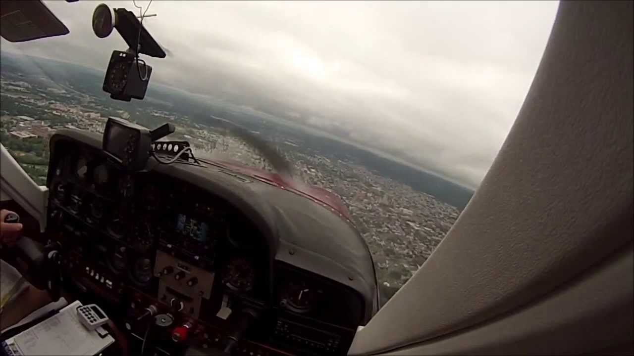Single Pilot IFR in Cessna Cardinal - ILS rw 36 Reading - YouTube