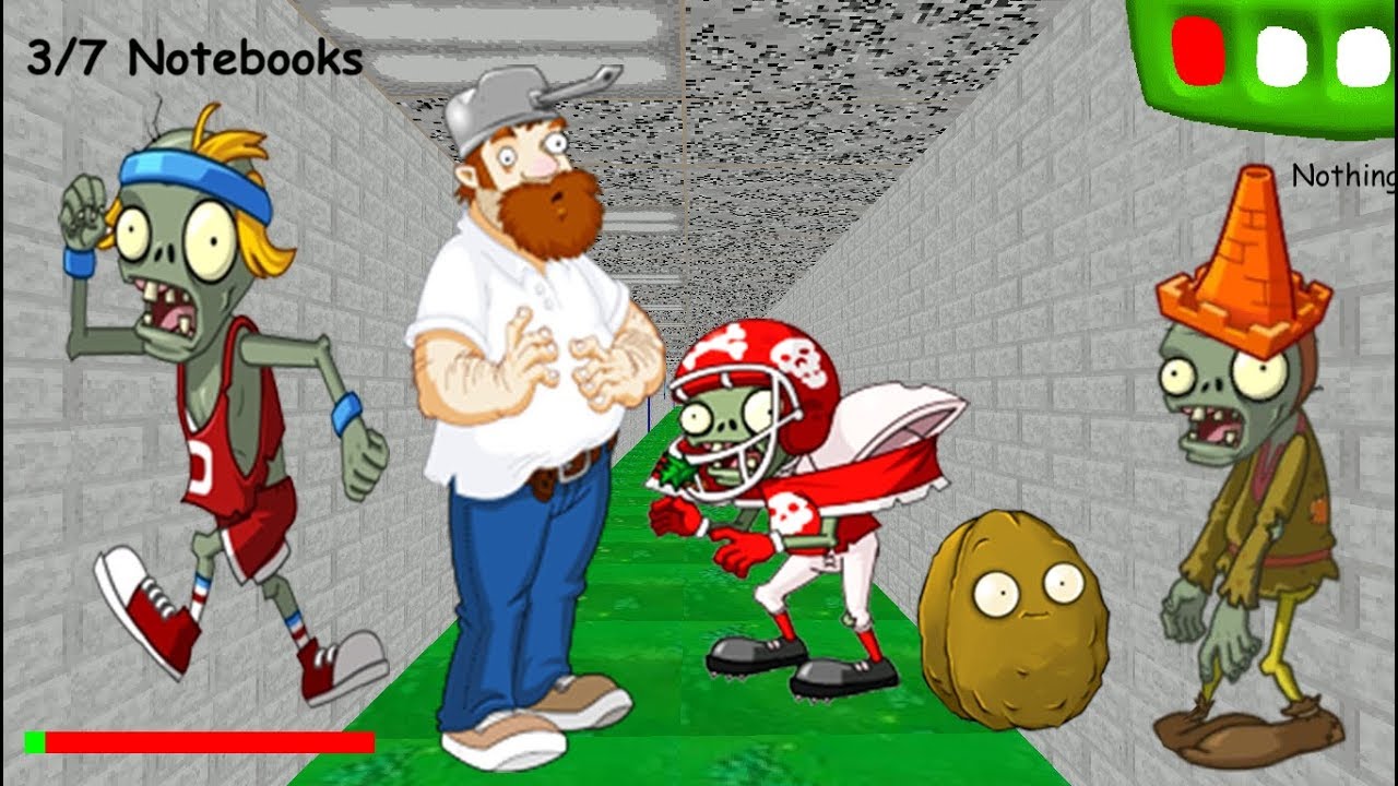 Plants VS Zombies Baldi's basics [Baldi Mod] - YouTube