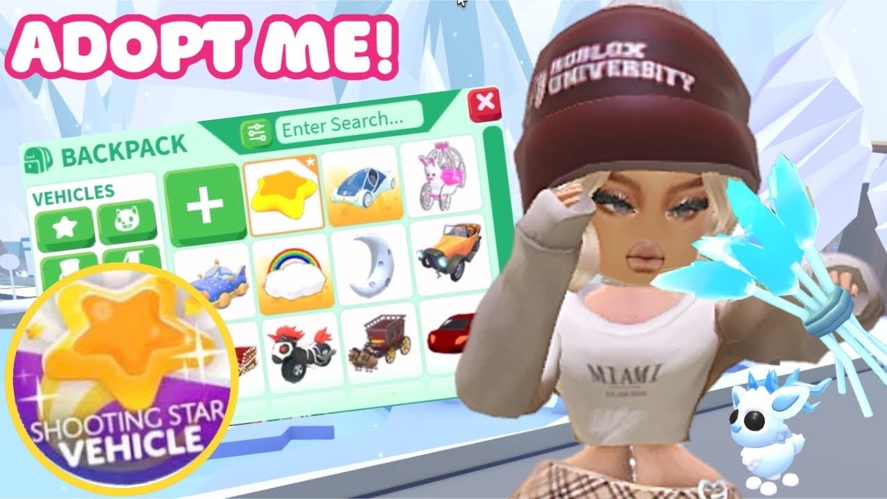 ADOPT ME WINTER BAIT & SHOOTING STAR BOARD - YouTube