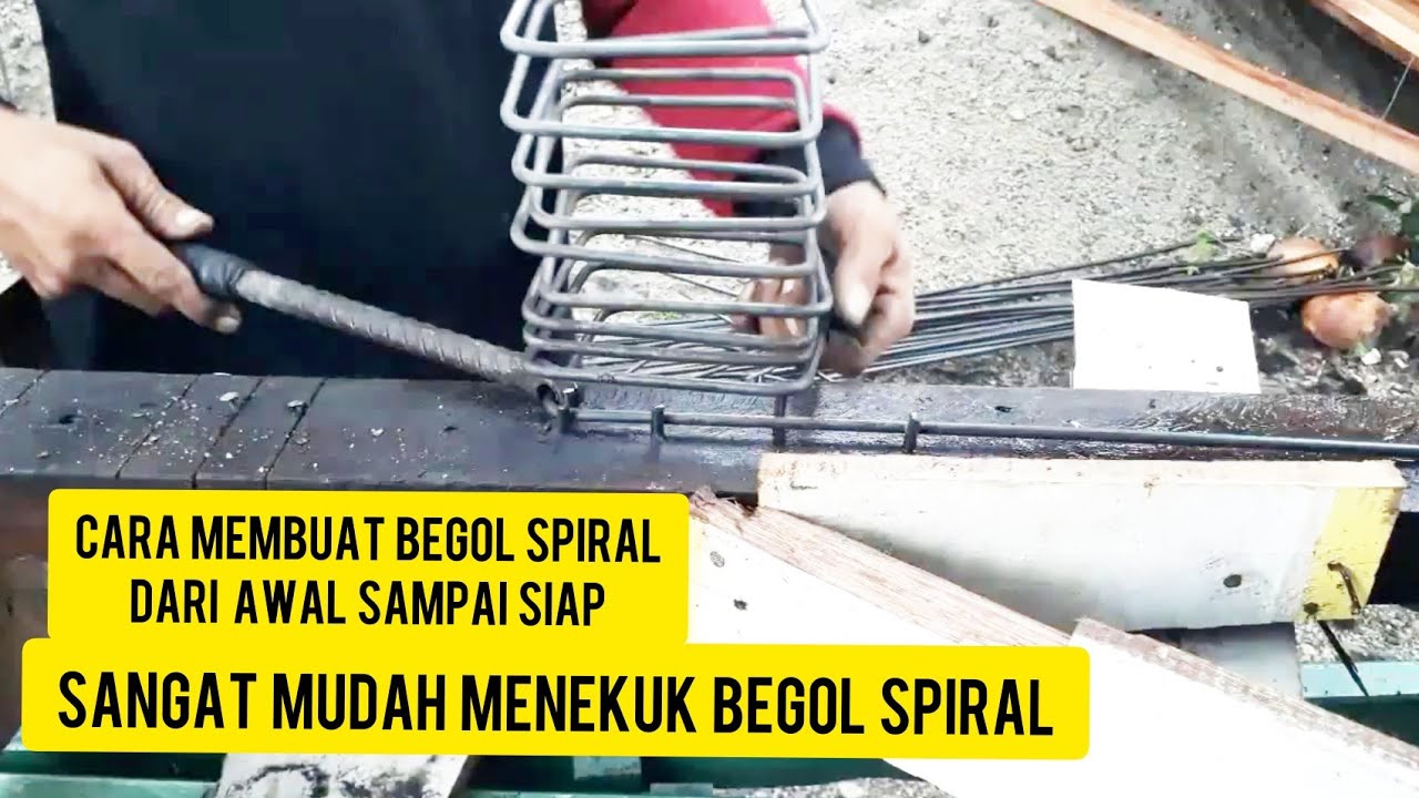 cara membuat begol spiral dari awal sampai siap - YouTube