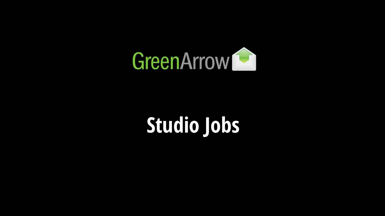 GreenArrow Studio Jobs - YouTube