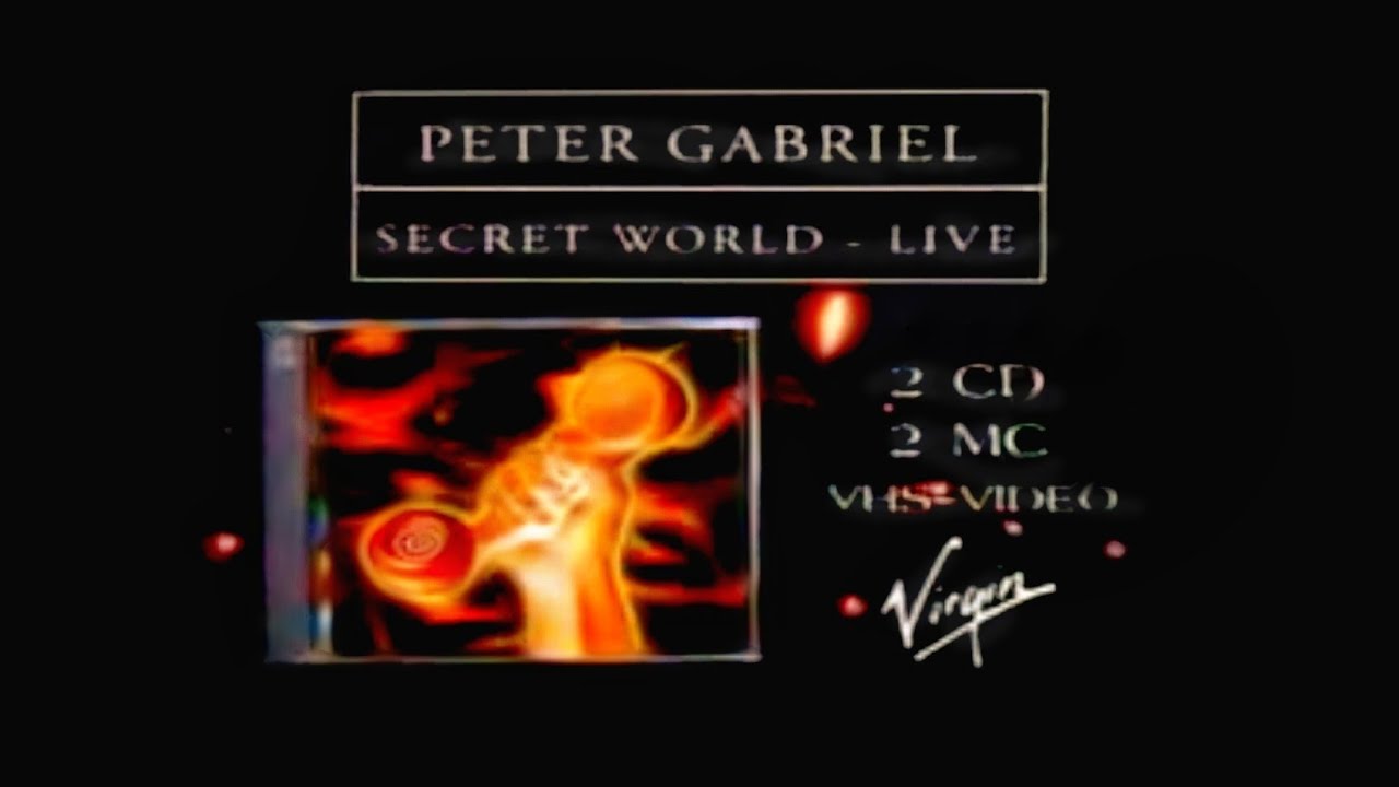 Peter Gabriel - Secret World Live – TV Reclame (1994) - YouTube