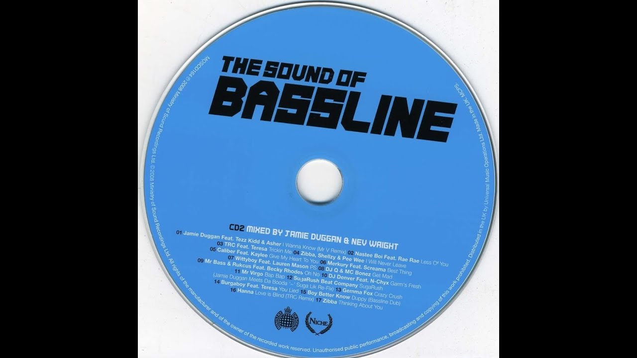 THE SOUND OF BASSLINE Mixed By Jamie Duggan and Nev Wright CD2 [2008 ...