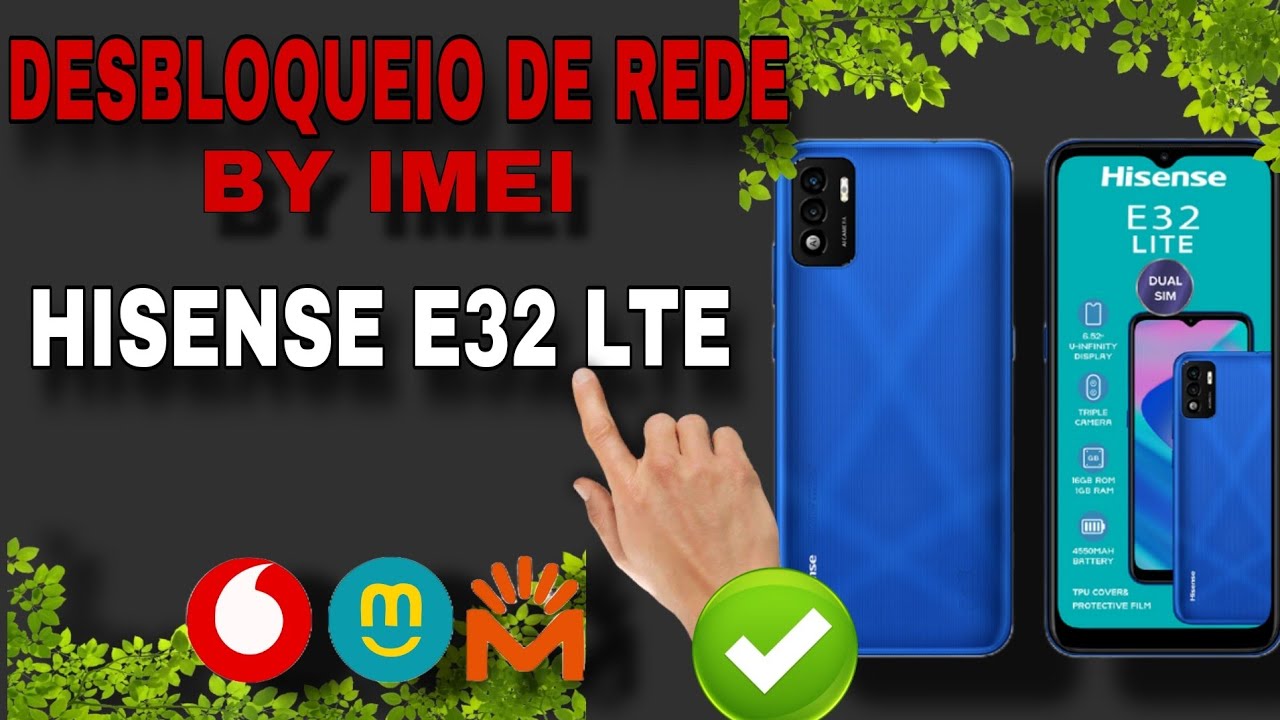 HISENSE E32 LITE ️ UNLOCK NETWORK BY CODE🟢👍 - YouTube