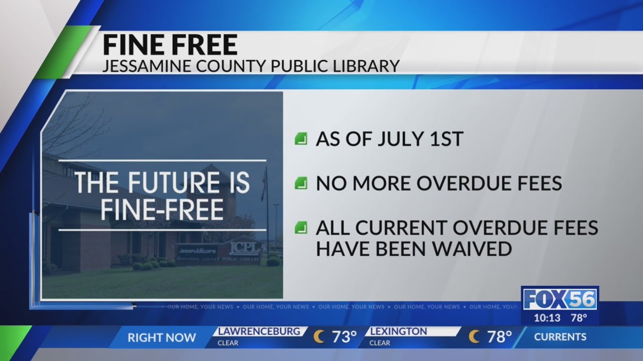 Jessamine County Public Library going fine free - YouTube