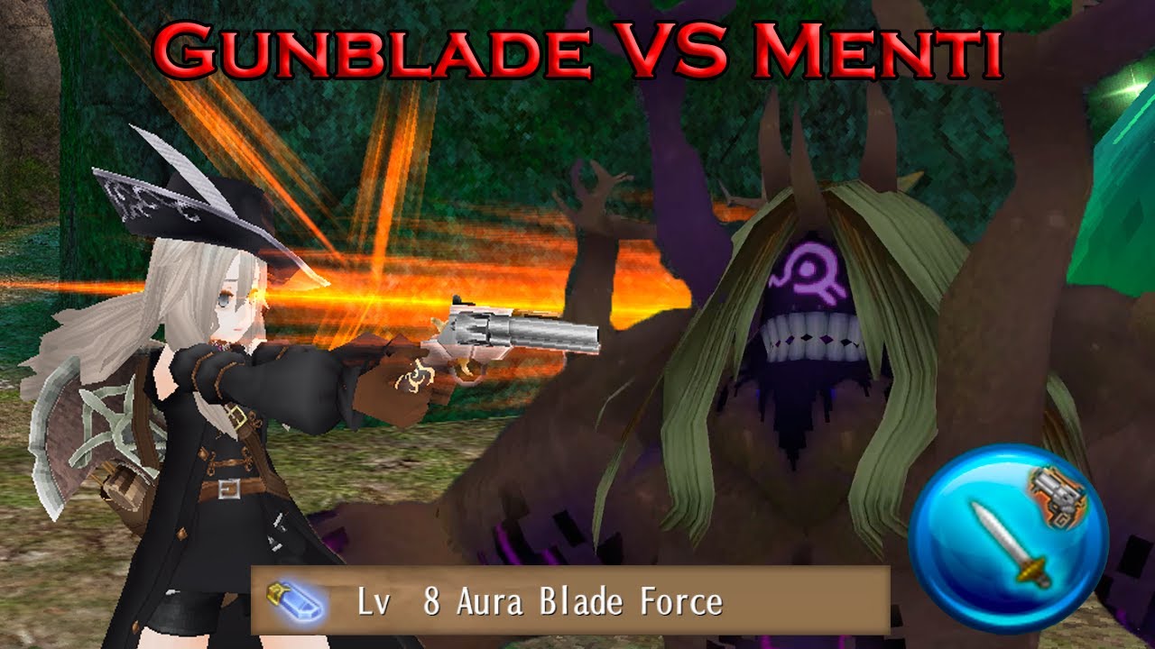 Toram online Gunblade (1h+arrow) VS Menti (NEW REGISTLET!!!) - YouTube