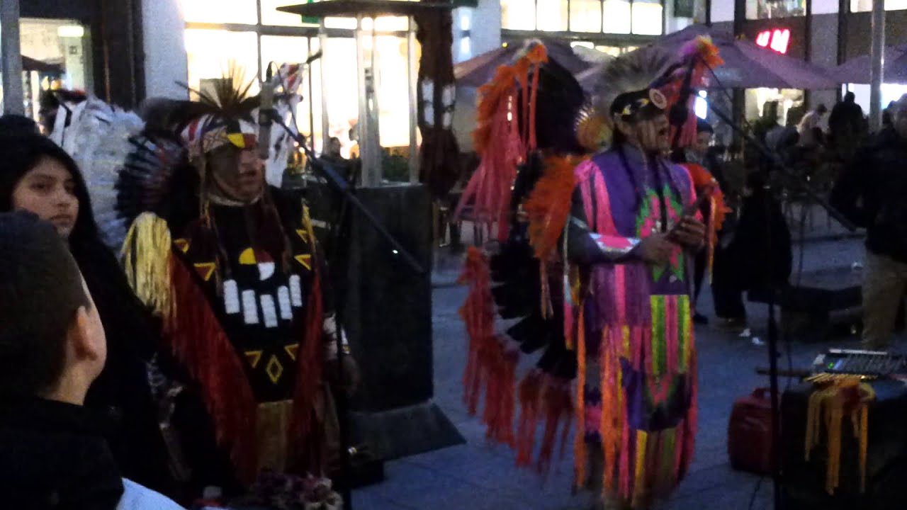 Street performance by Red Indians - YouTube