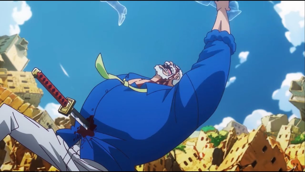 Garp's Heroic Sacrifice! Garp Saves Koby and Gets Wounded - One Piece ...