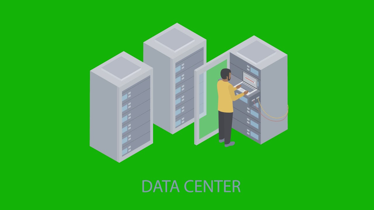 Data Center green screen - YouTube