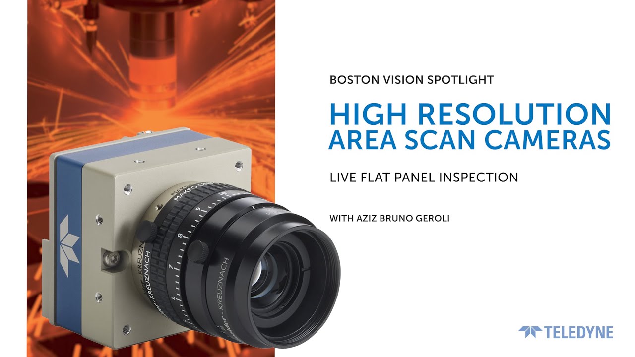 Boston Vision 2022 Spotlight: Live Flat Panel Inspection Demo - YouTube