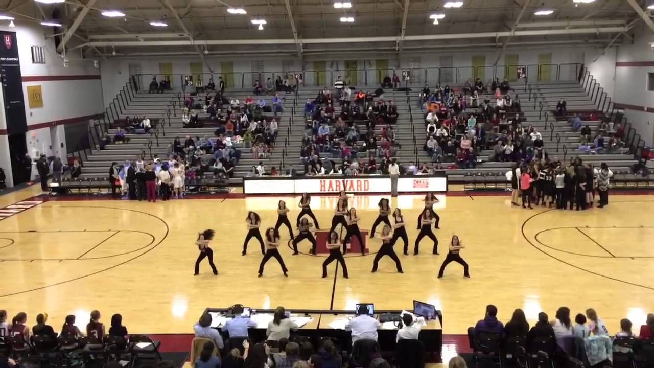 Harvard Crimson Dance Team Basketball Performance - Uptown Funk - YouTube